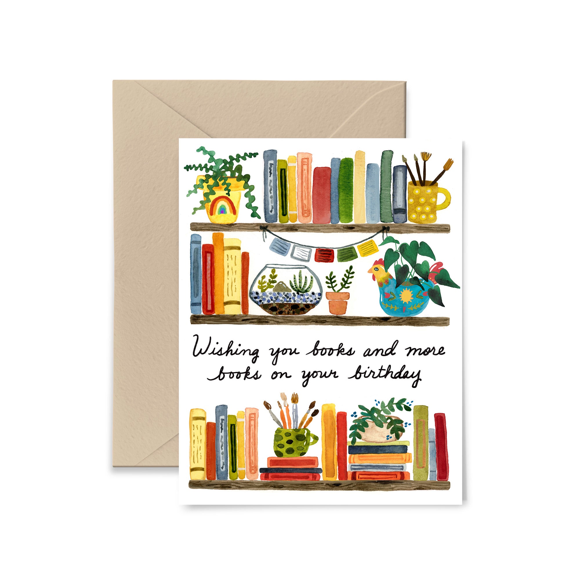 Wishing You Books On Your Birthday Card – Little Truths Studio