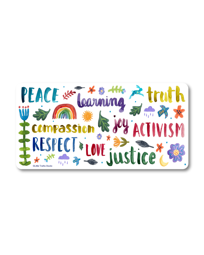 Activism Vinyl Sticker – Little Truths Studio