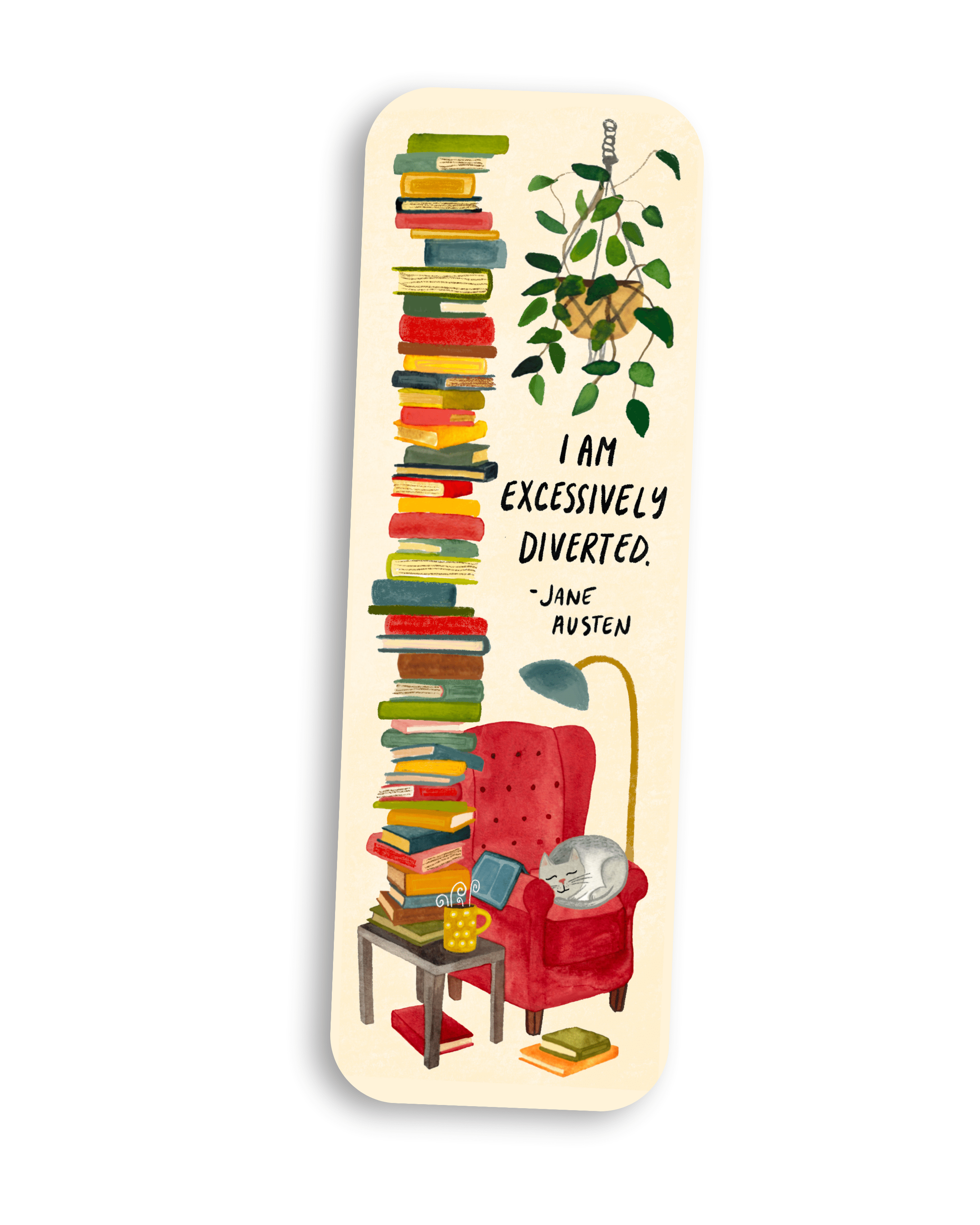 I Am Excessively Diverted Bookmark – Little Truths Studio