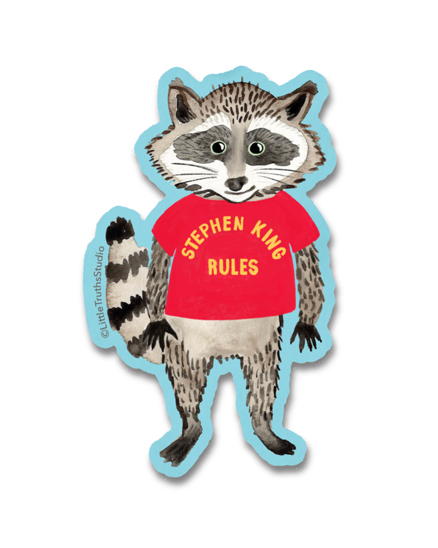 Stephen King Rules Sticker – Little Truths Studio