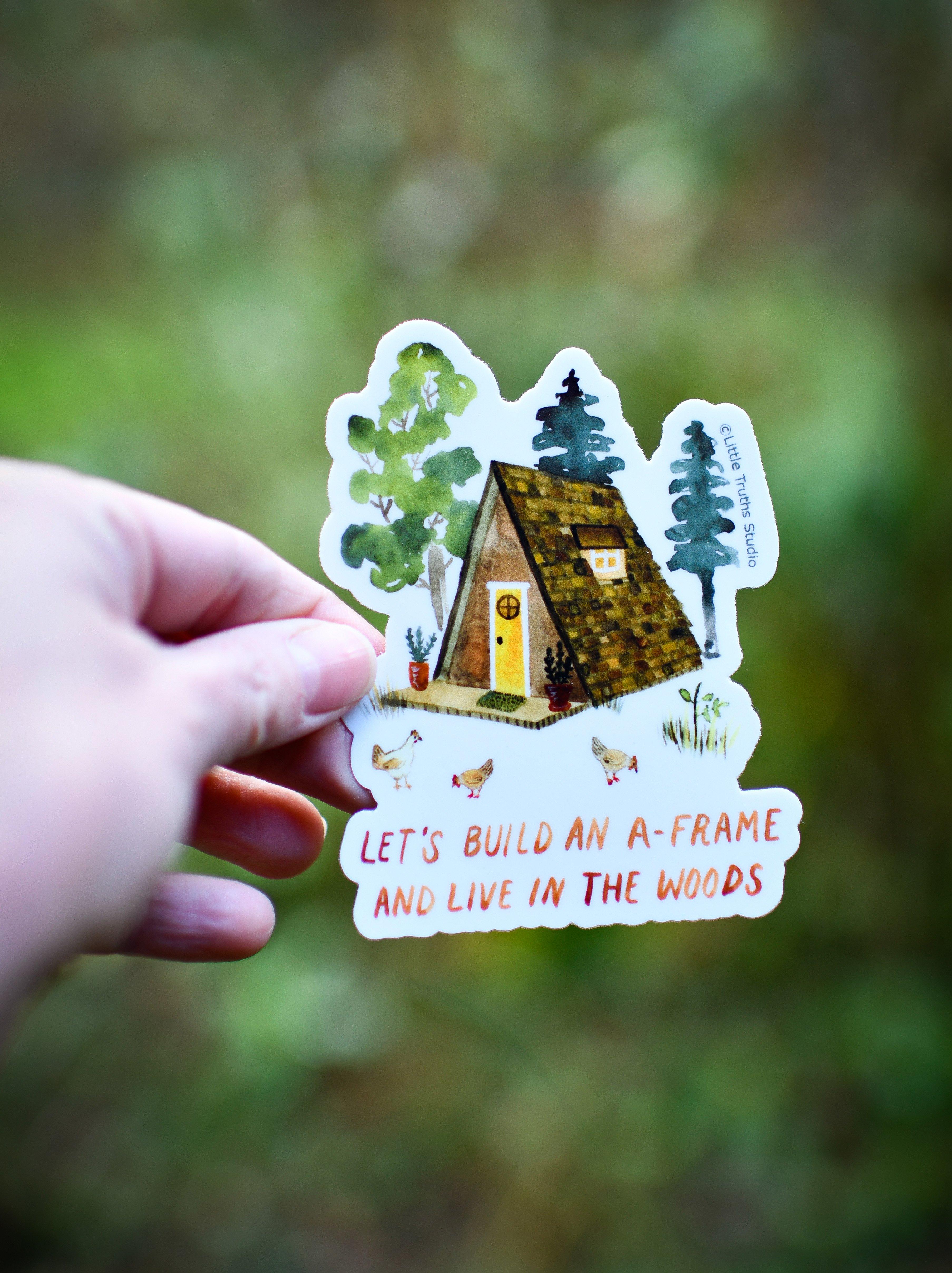 A-Frame Vinyl Sticker – Little Truths Studio