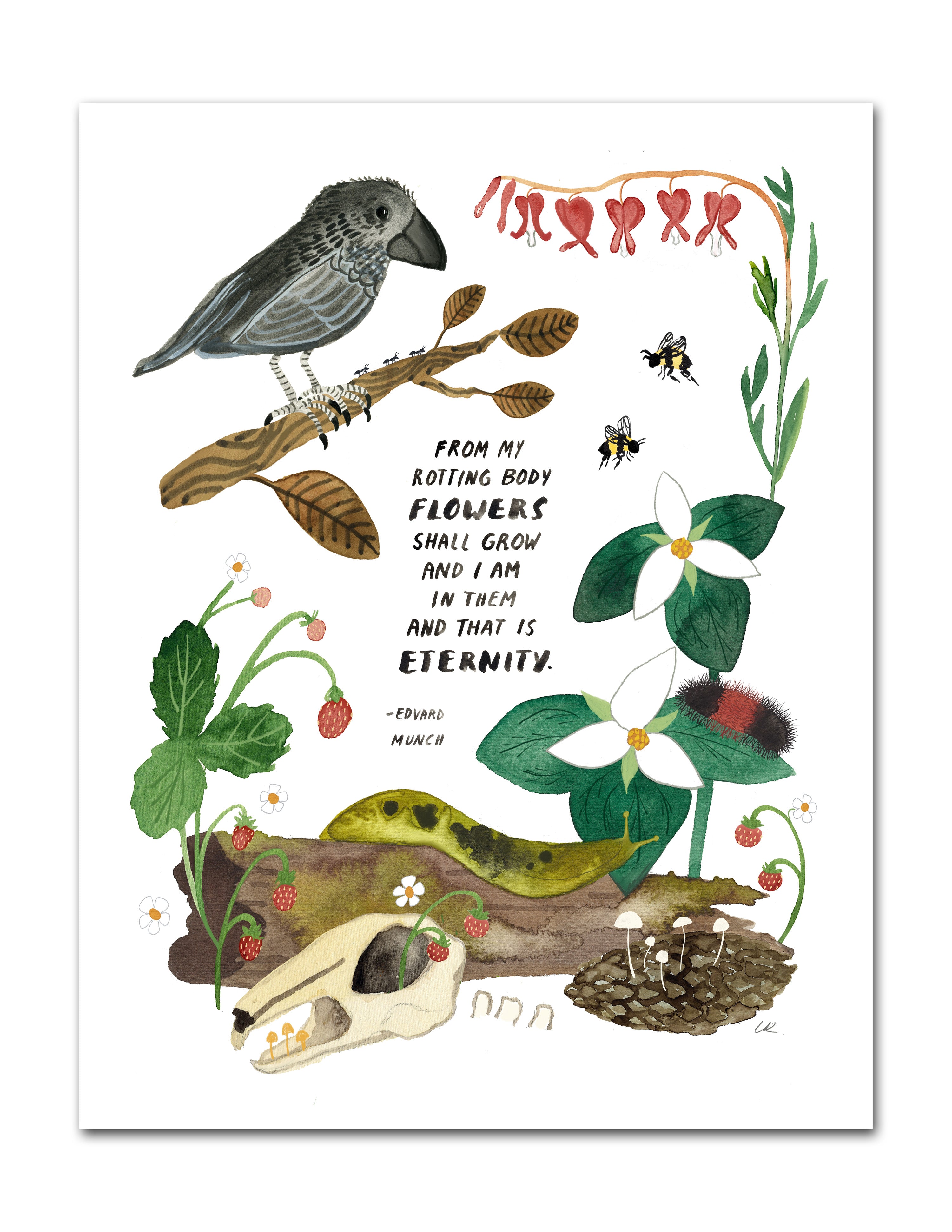 From My Rotting Body Art Print – Little Truths Studio