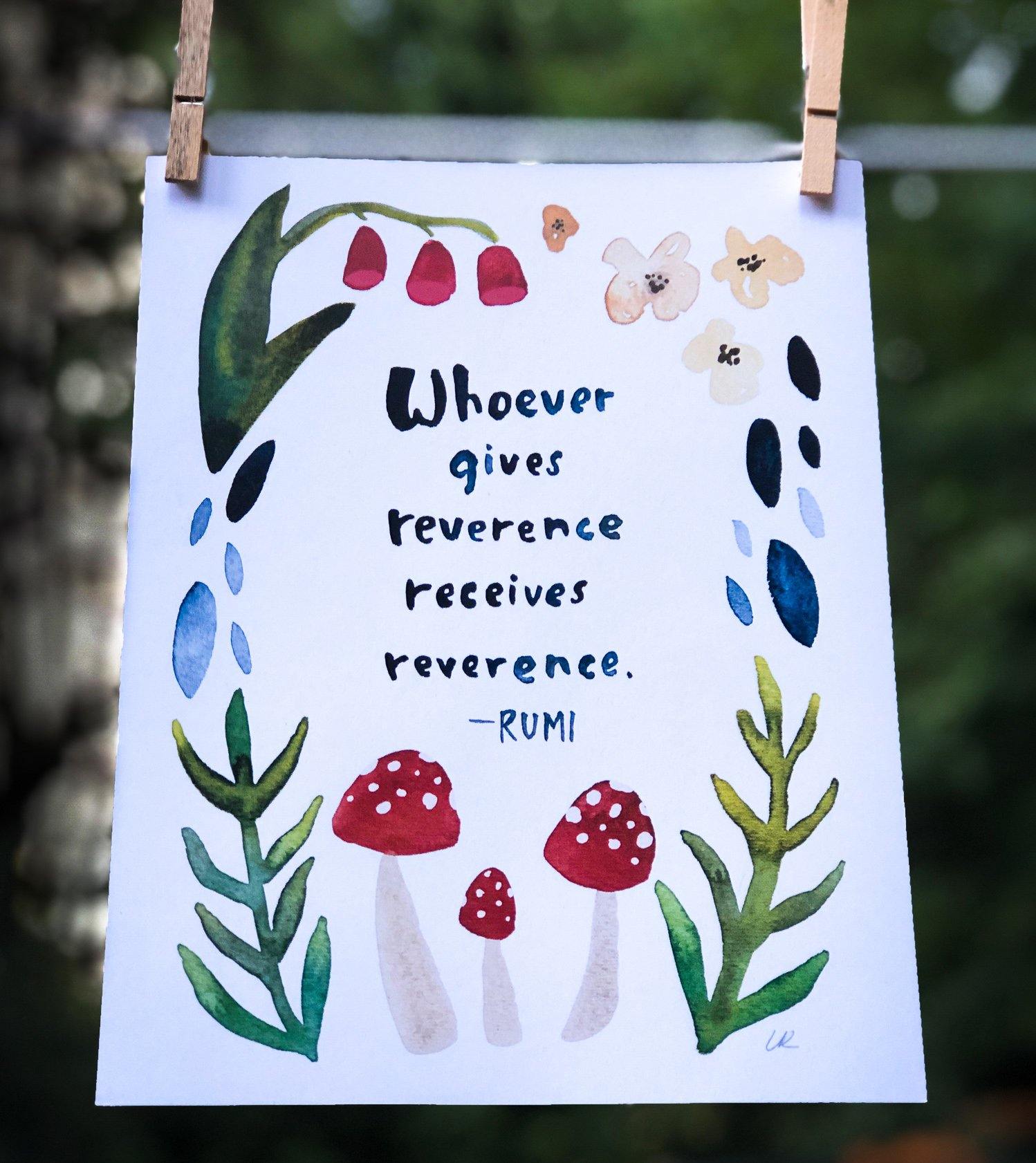 Reverence Art Print – Little Truths Studio